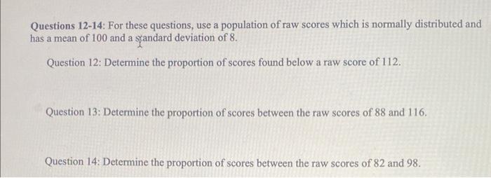 Solved Questions 12-14: For these questions, use a | Chegg.com