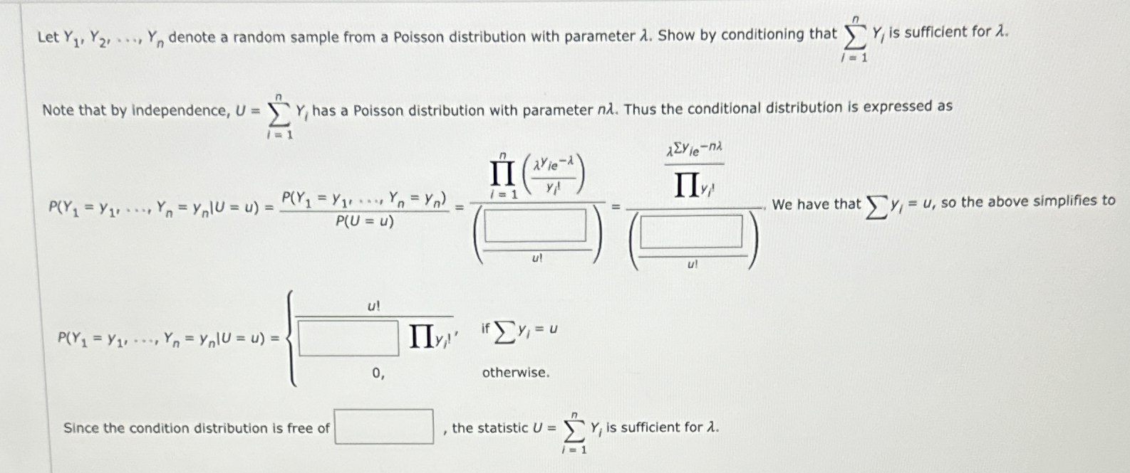 Solved Let Y1,Y2,dots,Yn ﻿denote a random sample from a | Chegg.com