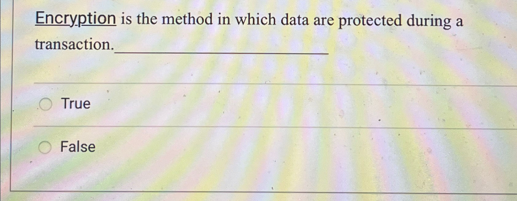 Solved Encryption is the method in which data are protected | Chegg.com