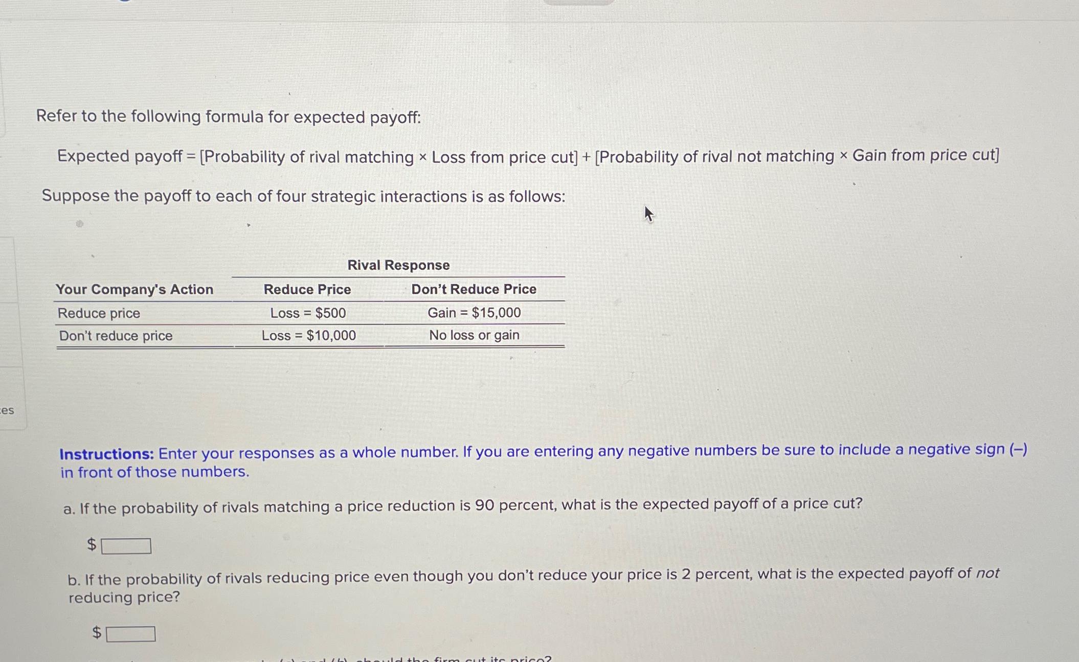 Solved Refer to the following formula for expected | Chegg.com