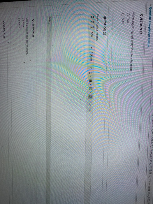 Solved Question Completion Status: 456827 18 course id = | Chegg.com