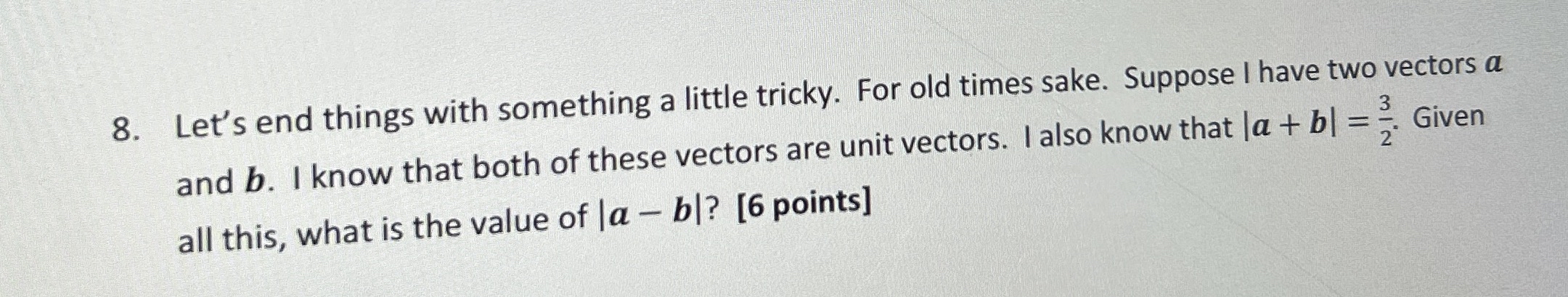 Solved Let's end things with something a little tricky. For | Chegg.com