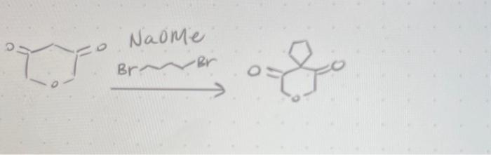 Solved - NaOMe Br BrO=O | Chegg.com