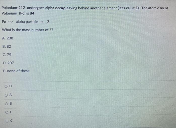 Solved In a certain fission reaction, U-235 (atomic no 92) | Chegg.com