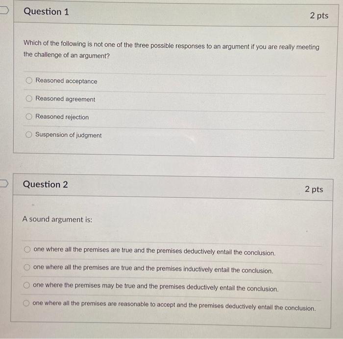 Solved Question 1 2 pts Which of the following is not one of | Chegg.com