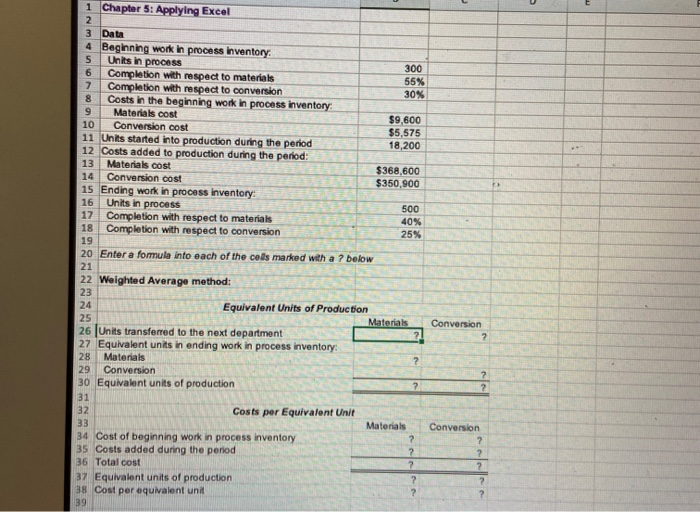 Solved 1 Required information The Chapter 5 Form worksheet | Chegg.com