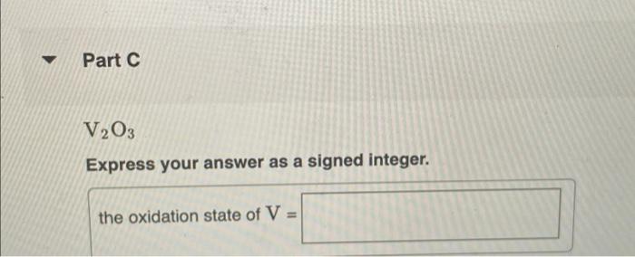 Solved Part A VO Express your answer as a signed integer. | Chegg.com