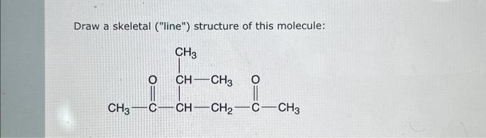 Solved Convert this Lewis structure to a skeletal | Chegg.com