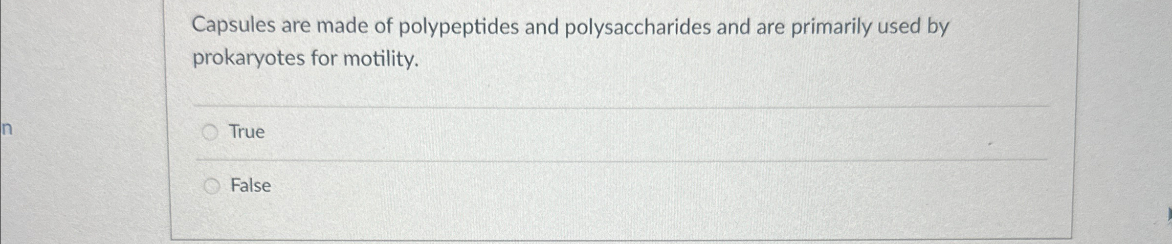 Solved Capsules are made of polypeptides and polysaccharides | Chegg.com
