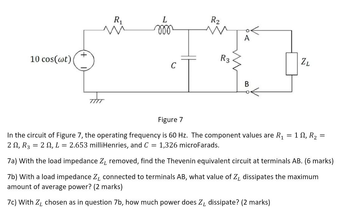 Solved Figure 7 In the circuit of Figure 7 , the operating | Chegg.com