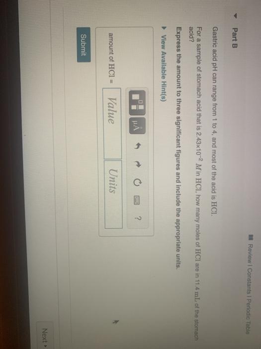 Solved a Review | Constants 1 Periodic Table Part A | Chegg.com