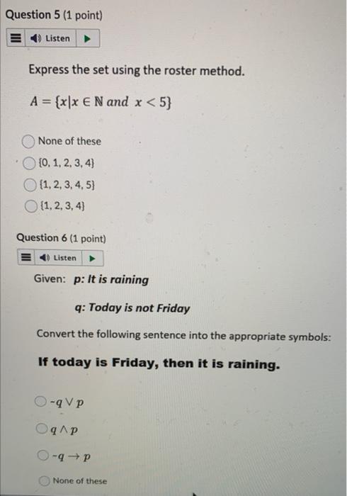 Solved Express the set using the roster method. A={x∣x∈N and | Chegg.com