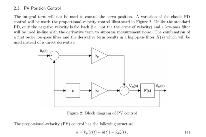 Solved 2 Background 2.1 Servo Model The QUBE Servo 2 | Chegg.com