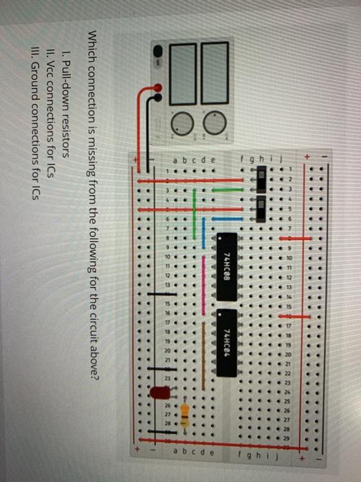 Solved PRENO fgh I! 463 74HC08 74HCBL a b c de E Which | Chegg.com