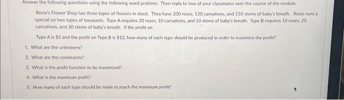 Solved 4 Answer The Following Questions Using The Following