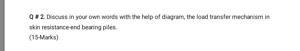 Solved Subject Geotechnical engineering need Detailed | Chegg.com