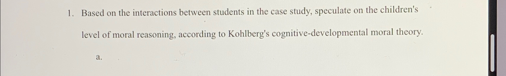Solved Based on the interactions between students in the | Chegg.com