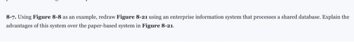 8-7. Using Figure 8-8 as an example, redraw Figure | Chegg.com 8-7. Using Figure 8-8 as an example, redraw Figure | Chegg.com