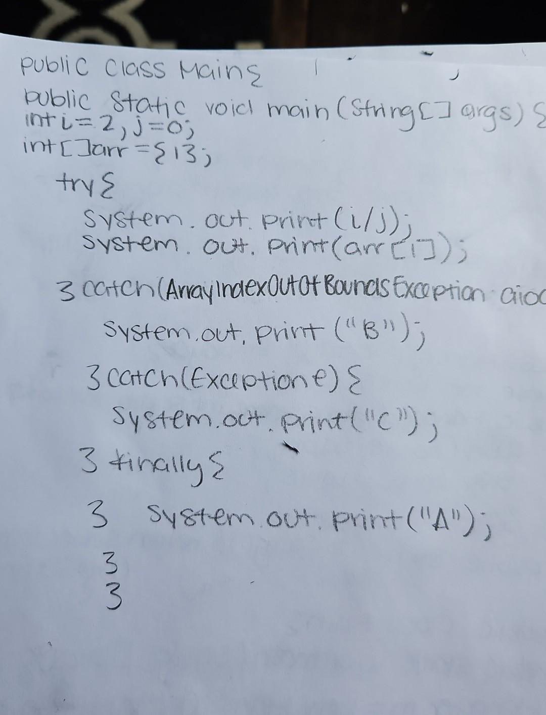 public class mains bublic Static void main (String ] | Chegg.com