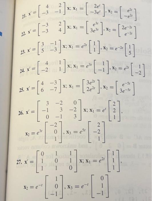 Solved In Problems 21 through 30, first verify that the gin, | Chegg.com