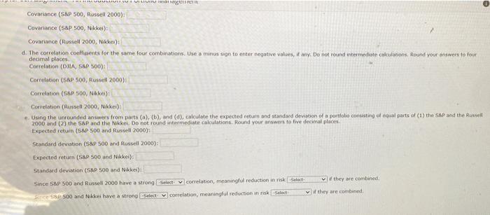 Solved Chapter 06: Assignment - An Introduction to Portfolio | Chegg.com