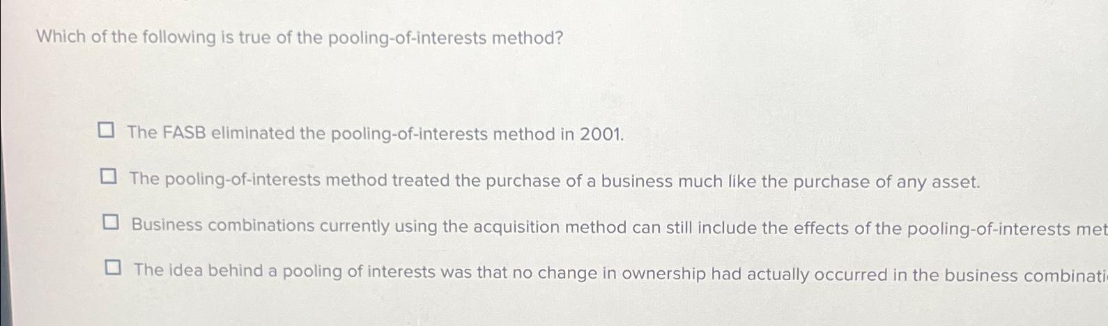 Solved Which of the following is true of the | Chegg.com