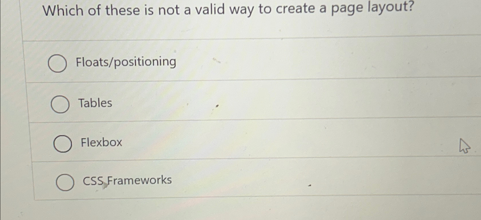 Solved Which of these is not a valid way to create a page | Chegg.com