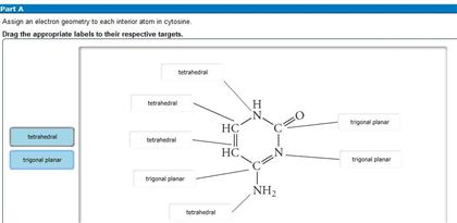 Solved Assign an electron geometry to each interior atom in | Chegg.com