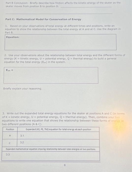 Solved Part B: Multiple Representations of Energy | Chegg.com