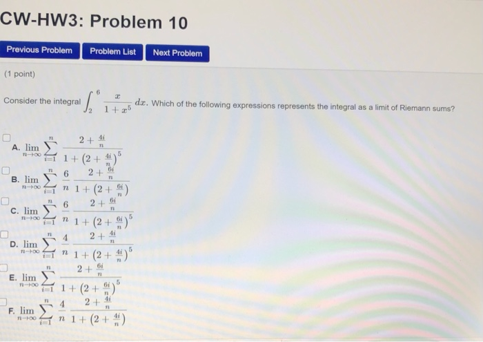 Solved CW-HW3: Problem 10 Previous Problem Problem List Next | Chegg.com Solved CW-HW3: Problem 10 Previous Problem Problem List Next | Chegg.com