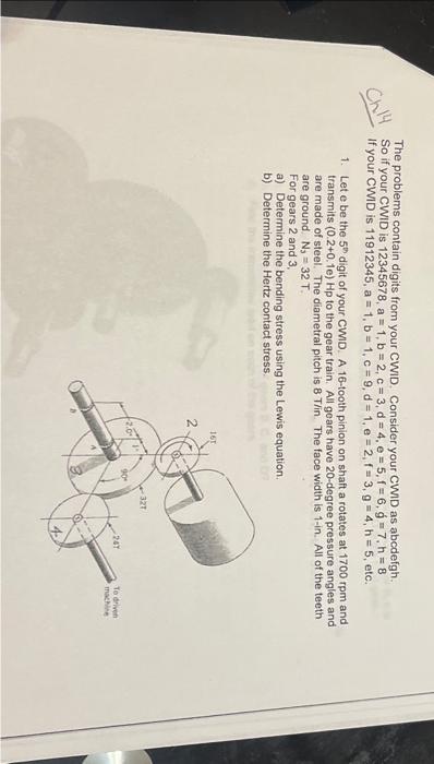 Solved The problems contain digits from your CWID. Consider | Chegg.com