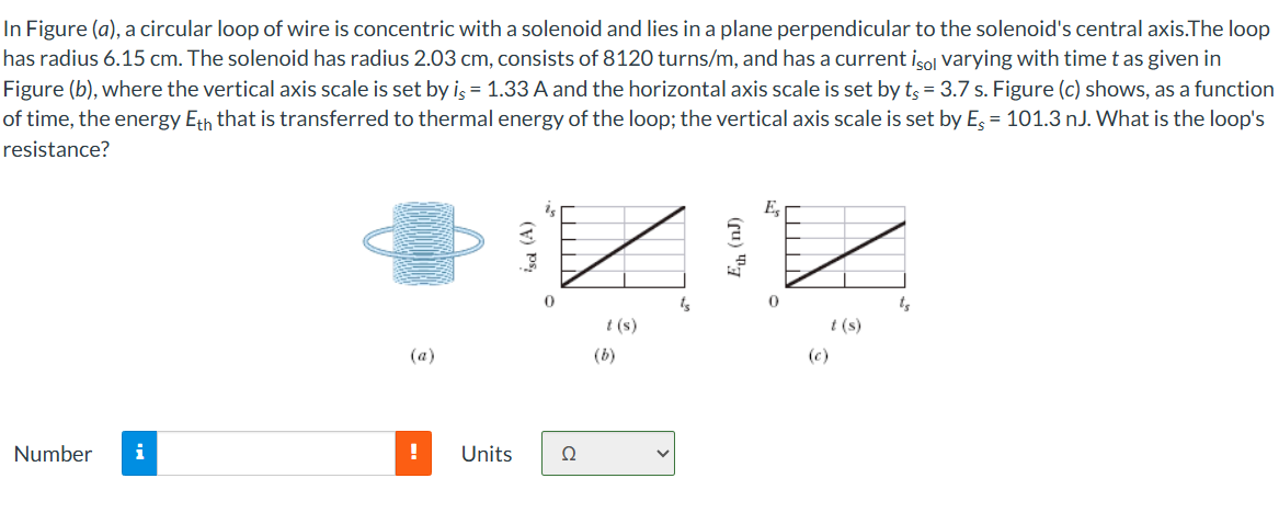 Solved In ﻿Figure (a), ﻿a circular loop of ﻿wire is | Chegg.com