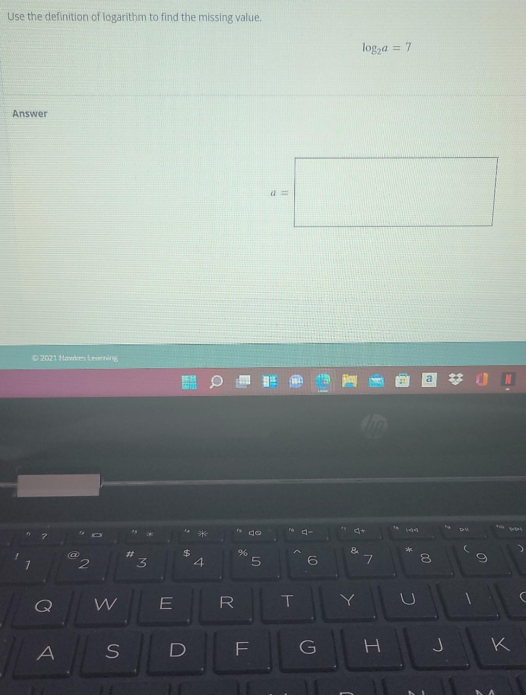 Solved Use the definition of logarithm to find the missing | Chegg.com