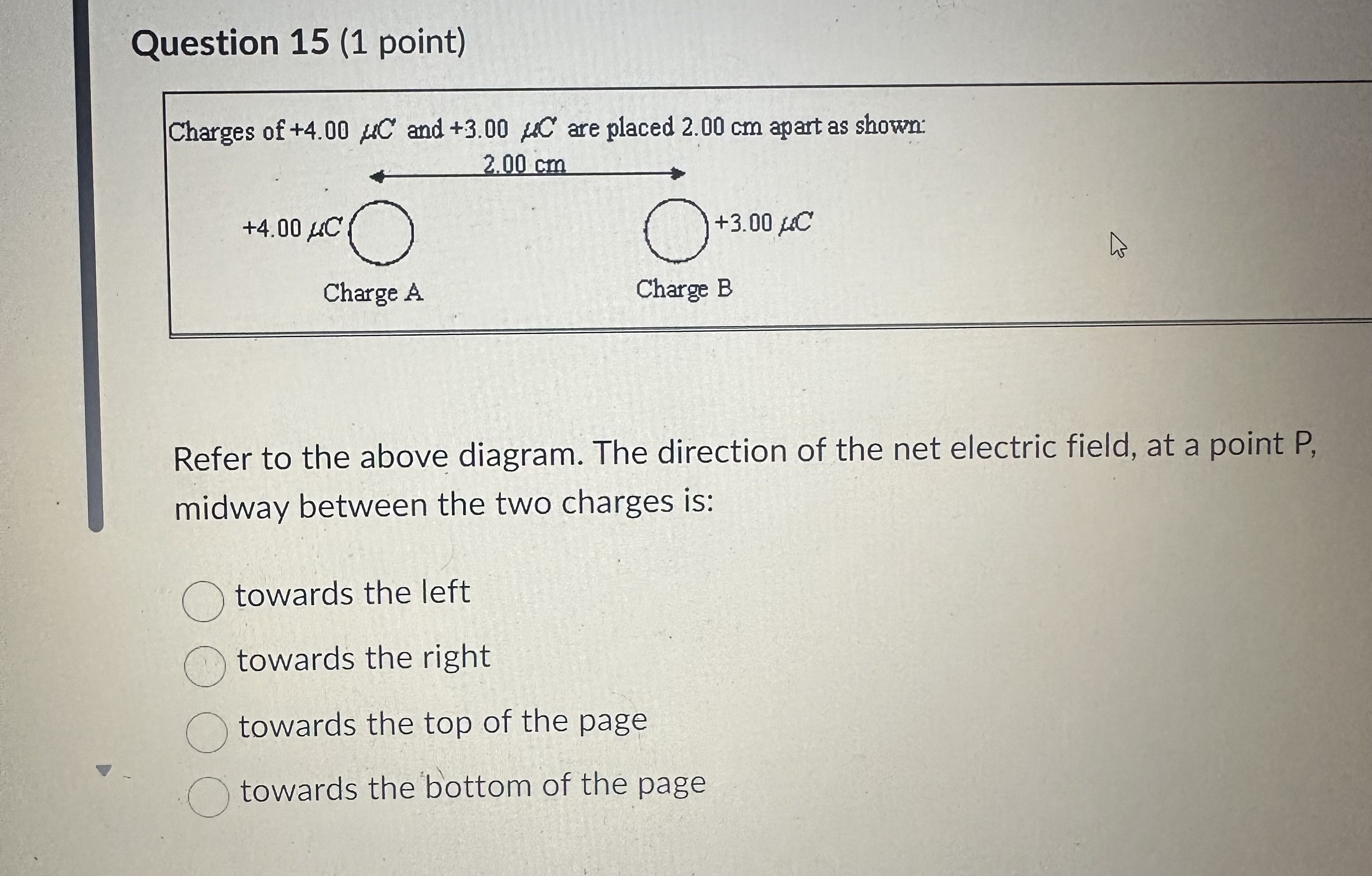 Solved Question 15 (1 ﻿point)Refer to the above diagram. The | Chegg.com