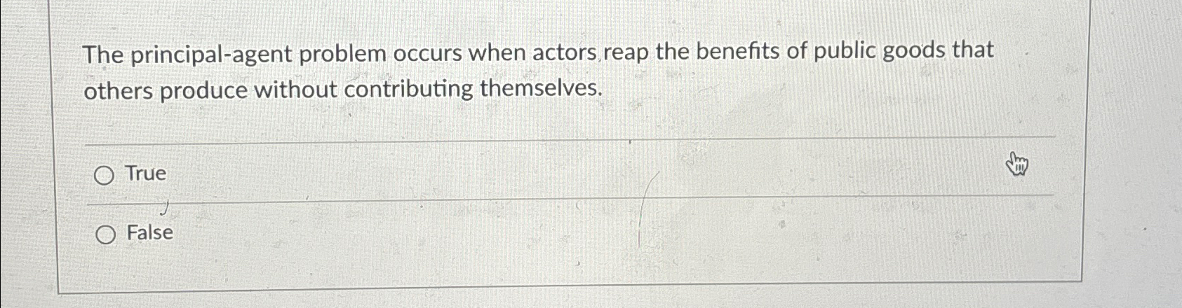 Solved The principal-agent problem occurs when actors reap | Chegg.com