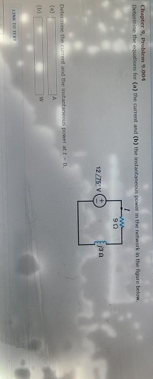 Solved Chapter 9, Problem 9.026 Determine the average power | Chegg.com