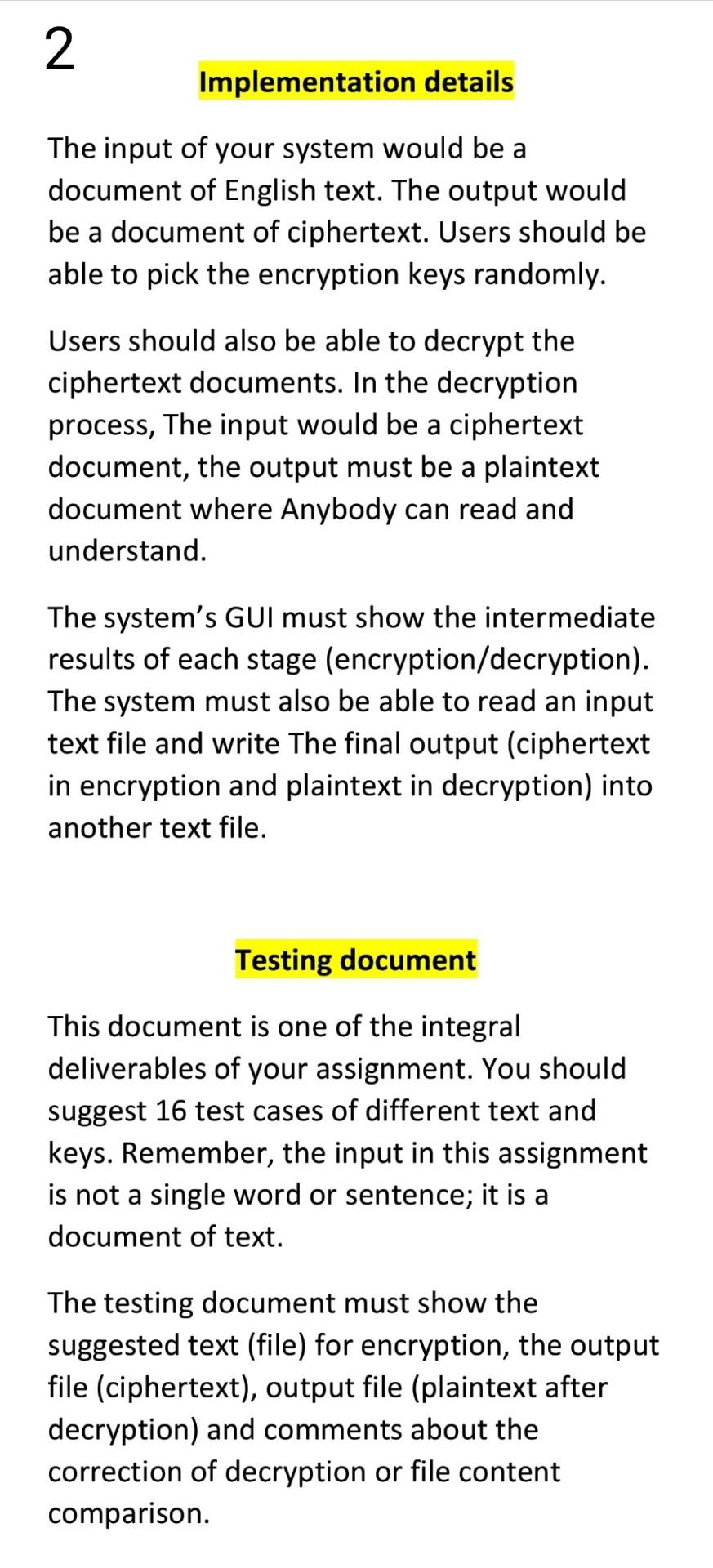 Solved 1 Introduction A block cipher is an encryption method | Chegg.com