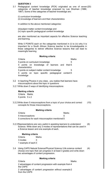 10 QUESTION 2 2.1 A lesson plan guides a teacher's | Chegg.com