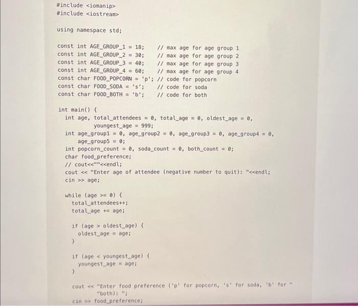 Solved c++ whitespacing error! i have completed code and it | Chegg.com