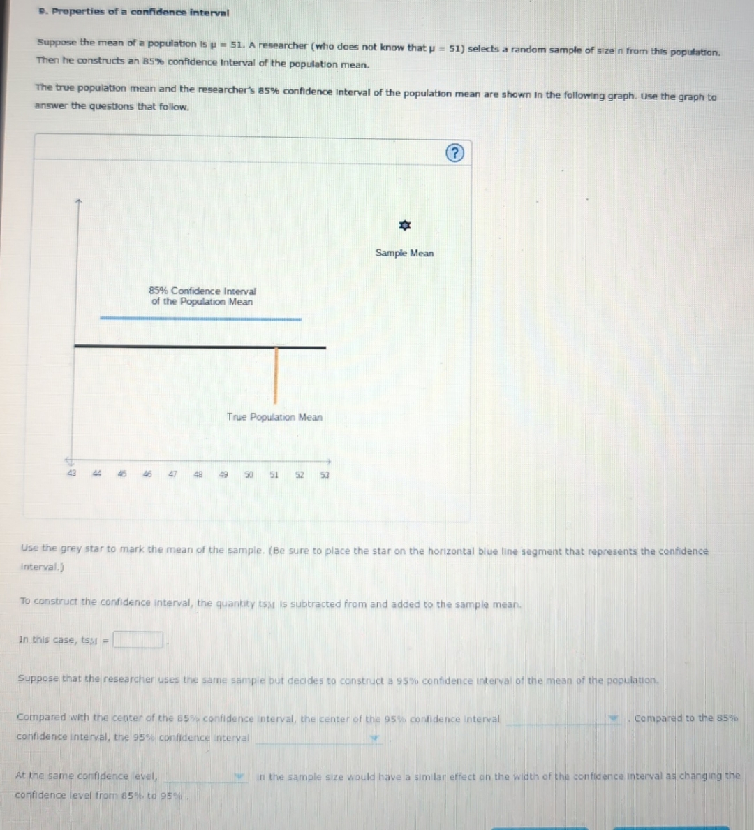 Solved D. ﻿Properties of a confidence intervalSuppose the | Chegg.com