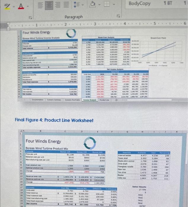 Table 1: Income Analysis Scenario Values 6. Use the | Chegg.com