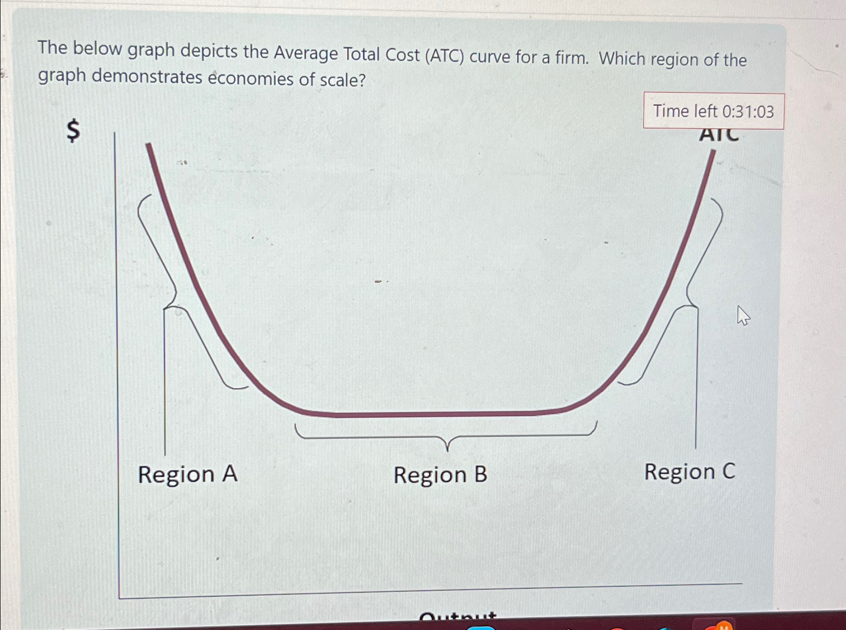 Solved The below graph depicts the Average Total Cost (ATC) | Chegg.com