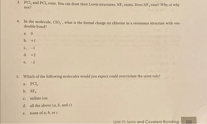 Solved 3. PCI, and PCI, exist. You can draw their Lewis | Chegg.com
