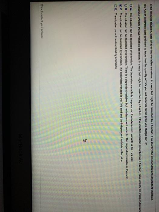 Solved In the following situation, state whether two | Chegg.com