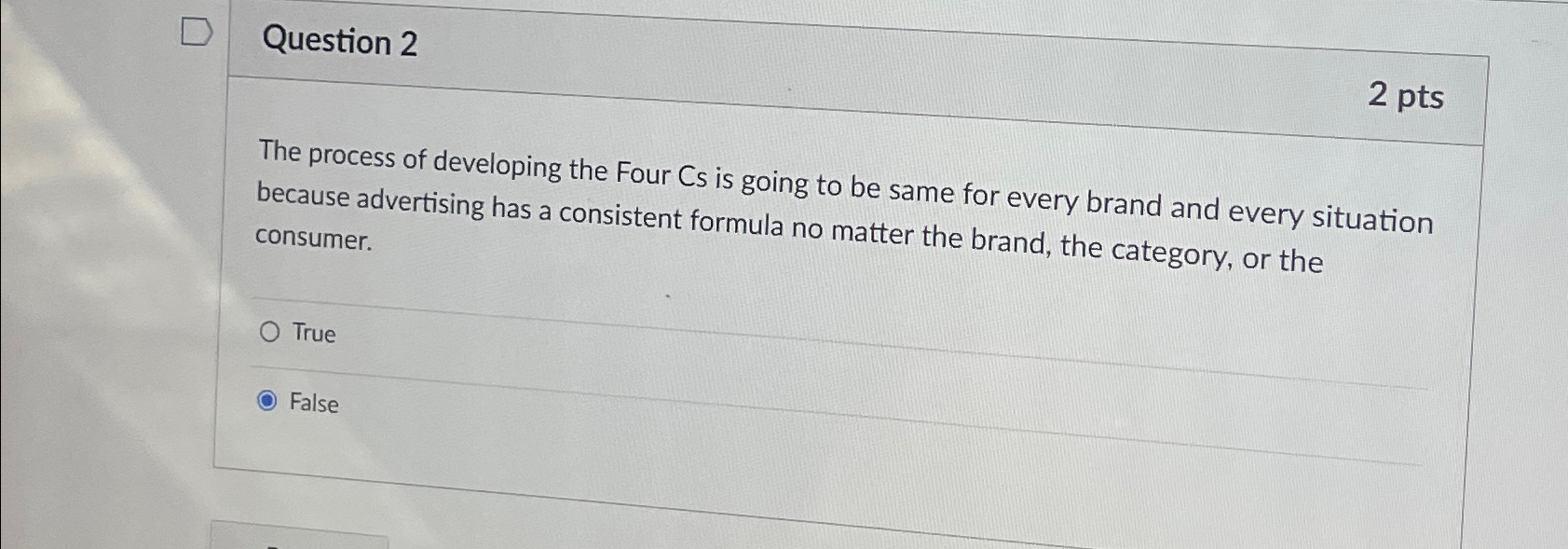 Solved Question 22 ﻿ptsThe process of developing the Four Cs | Chegg.com
