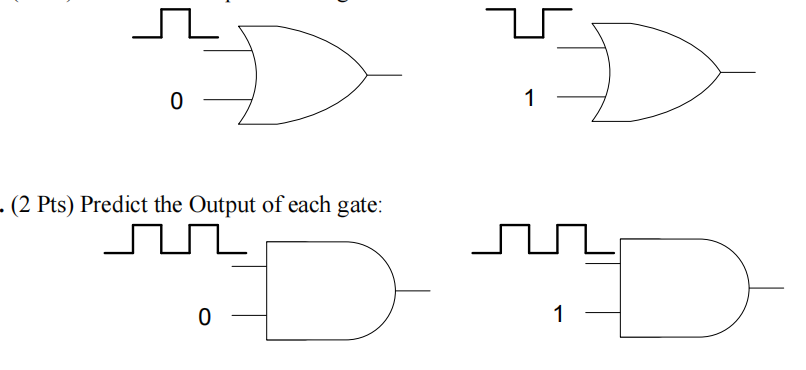 Solved Note that for each pair of gates, one gate will | Chegg.com