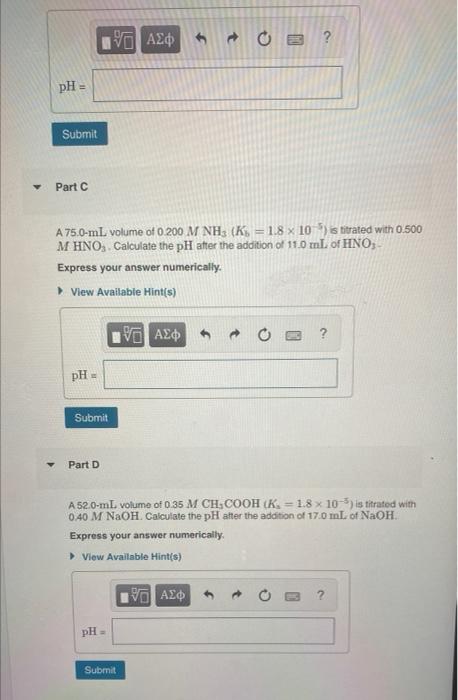 Solved Learning Goal: To learn about titration types and how | Chegg.com
