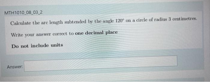 Solved The angle shown in the triangle is given in degrees. | Chegg.com
