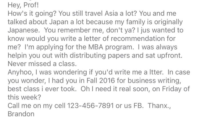 How's it going? You still travel Asia a lot? You and | Chegg.com