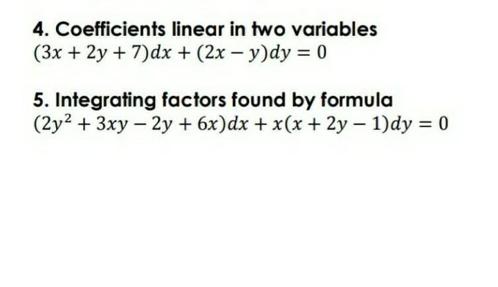 Solved 4. Coefficients linear in two variables (3x + 2y + | Chegg.com